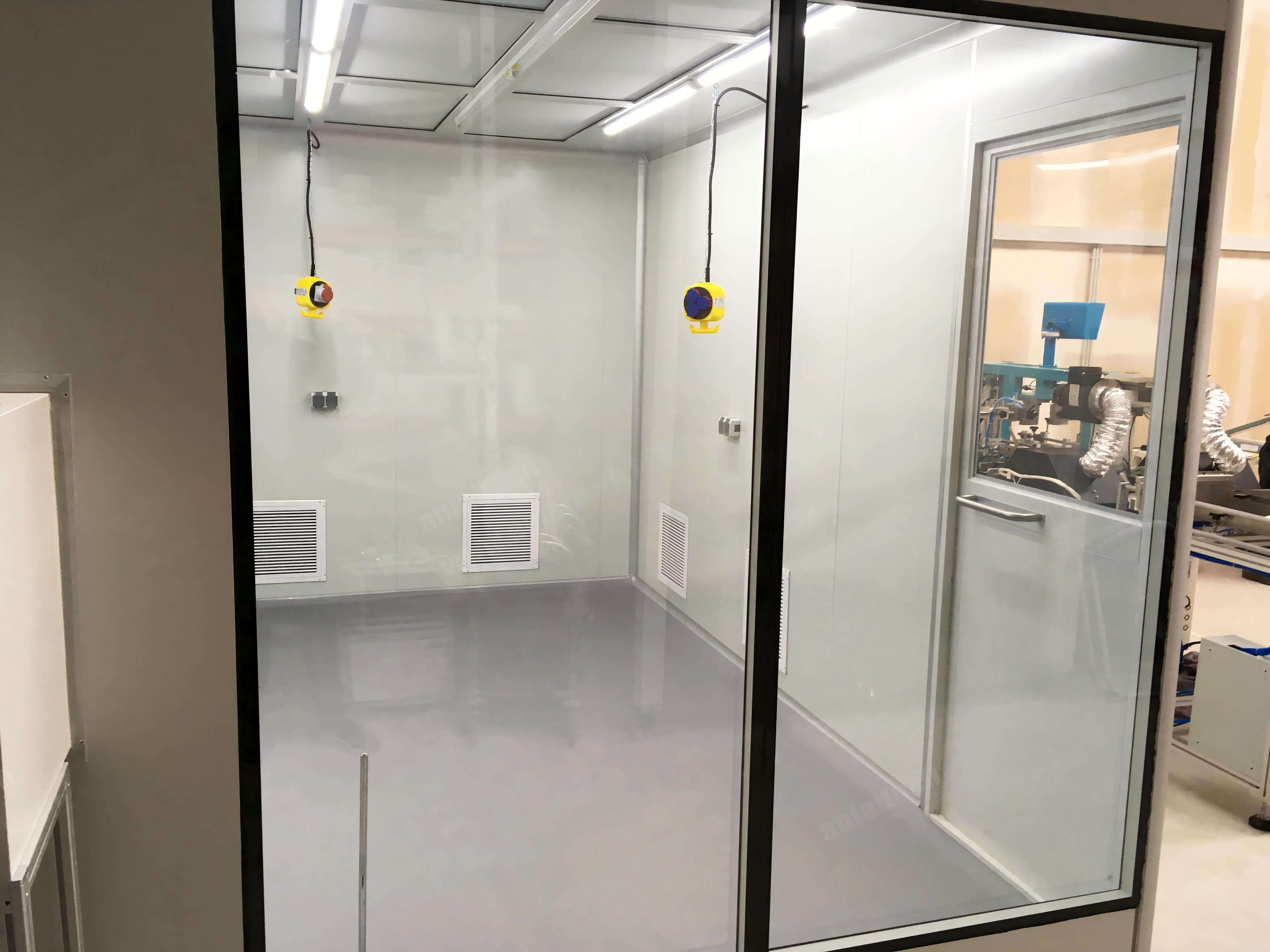 Modular Clean Room Lab Factory Dust Free Cleanroom ISO 5-8 Level ...